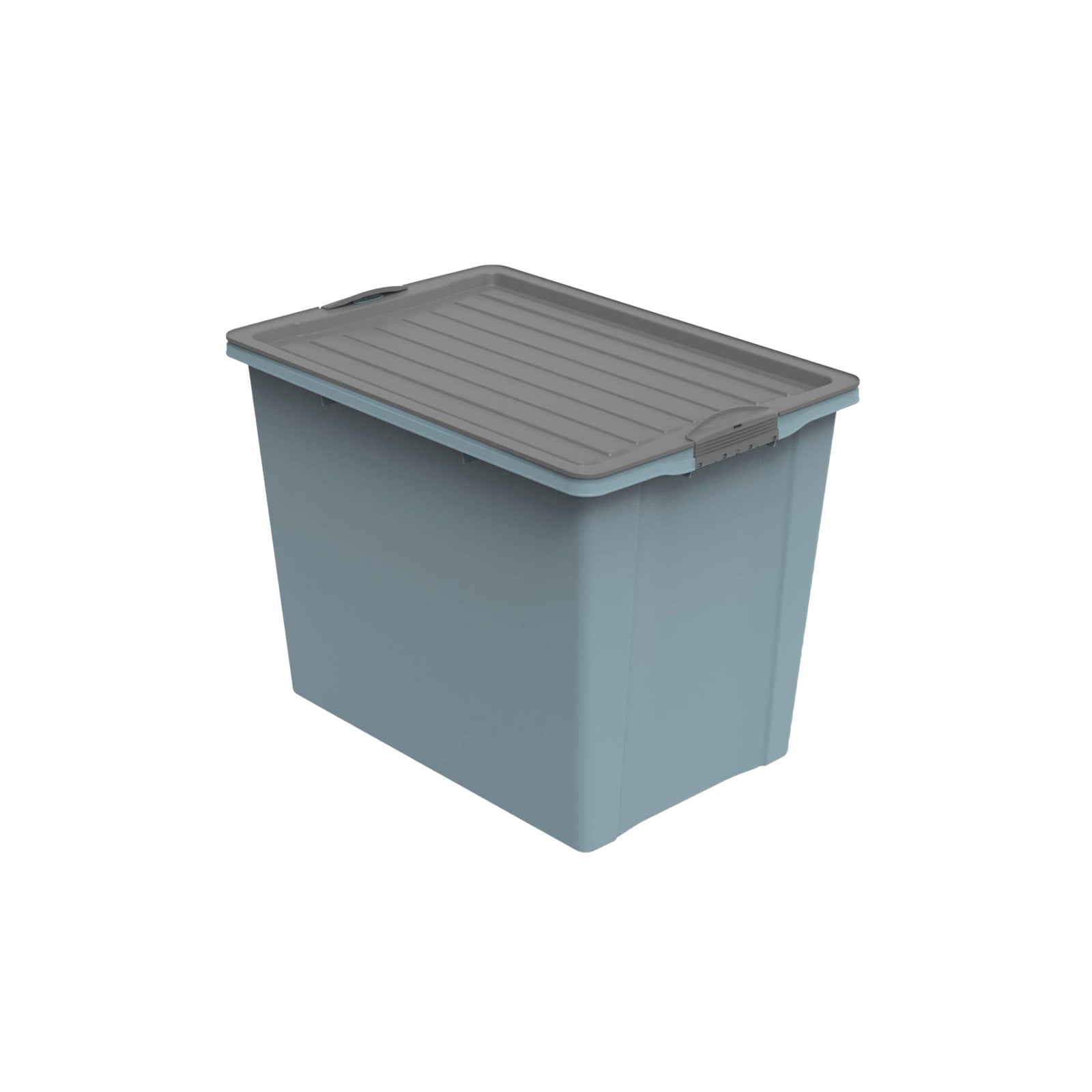 Stacking box with rollers DIN A3, 70 l COMPACT ECO – Rotho Polska